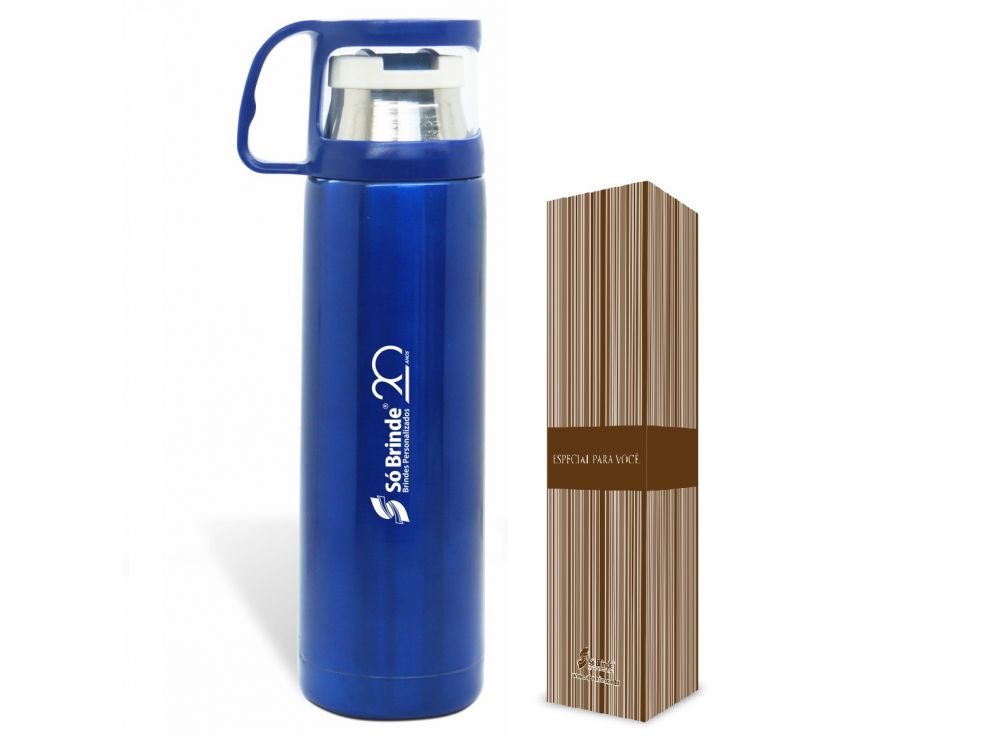 Só Brinde - GARRAFA TÉRMICA AÇO INOX Personalizado Só Brinde - GARRAFA TÉRMICA AÇO INOX Personalizado